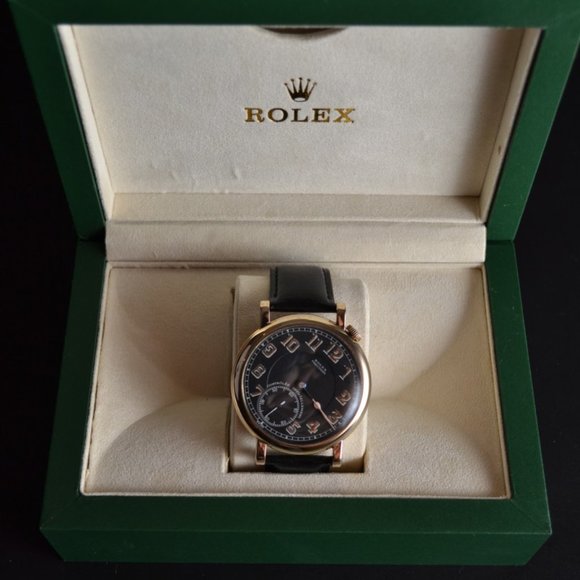 Rolex | Accessories | Rolex Solid Gold Pre Panerai Caliber 68 Vintage ...